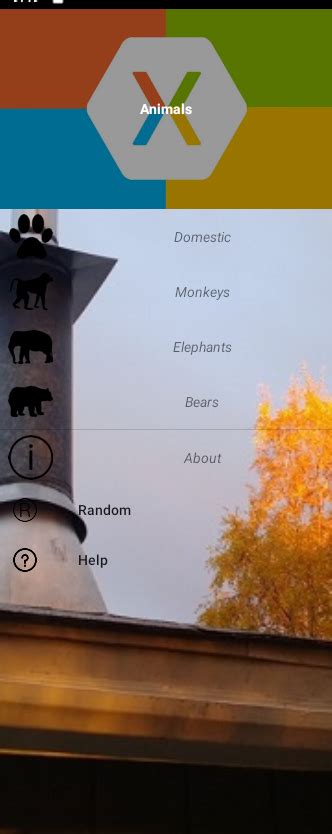 C How Can I Center The The Flyout Items Of A Xamarin Shell