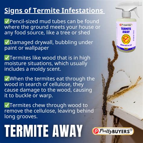 Pb Termite Away Spray 250ml Natural Termite Control Indian Seeds
