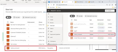Data Hub In Power Bi Desktop Microsoft Fabric Community