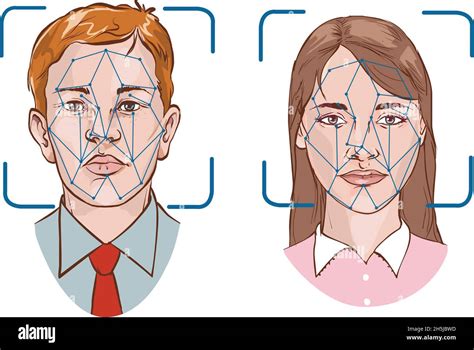 Face Recognition Biometric Security System Stock Vector Image And Art Alamy