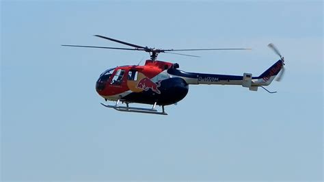 Mbb Bo105cb Red Bull Helicopter Unbelievable Aerobatics Aerofestival