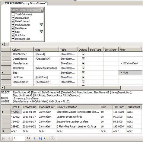 Microsoft SQL Server Lesson Introduction To Conjunctions And Disjunctions