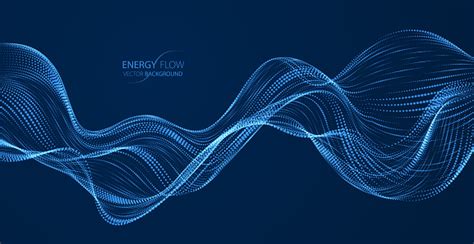 어둠 속의 음파 입자 흐름 동작 효과 동적 벡터 추상적인 배경입니다 3d 모양 빛나는 도트 혼합 메쉬 미래 기술 편안한 배경 화면 원자에 대한 스톡 벡터 아트 및 기타