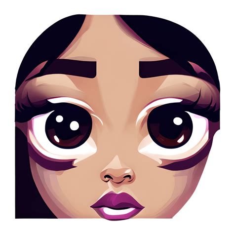 Beautiful Big Brown Eyes Graphic · Creative Fabrica