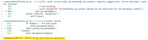 python error filenotfounderror [errno 2] no such file or directory python neo4j online