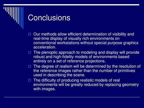 Ppt Plenoptic Modeling An Image Based Rendering System Powerpoint