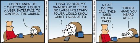 Dogbert Builds User Interface Dilbert Comic Strip On 2023 03 06 R