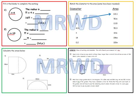 Area Of Circle Lessons Teaching Resources
