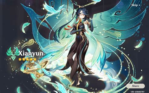 Xianyun Genshin Impact Hoyolab