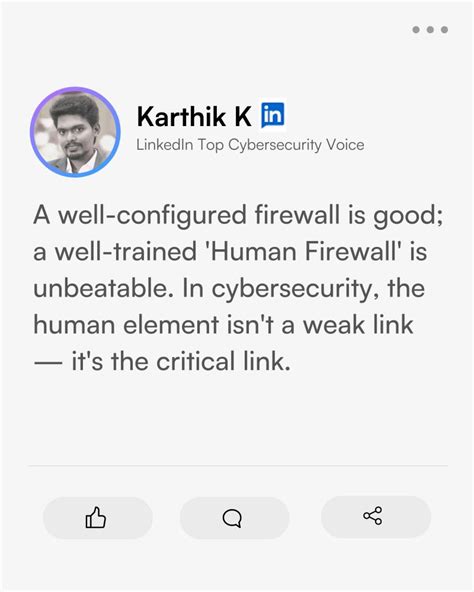 Why You Should Invest In Modern Firewalls Karthik Krishnamoorthy Posted On The Topic Linkedin