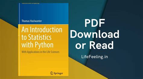 an introduction to statistics with python pdf download read