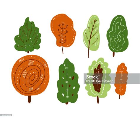 Autum 시즌 디자인입니다 잎 손으로 그려진된 벡터 설정된 그림 0명에 대한 스톡 벡터 아트 및 기타 이미지 0명 9월