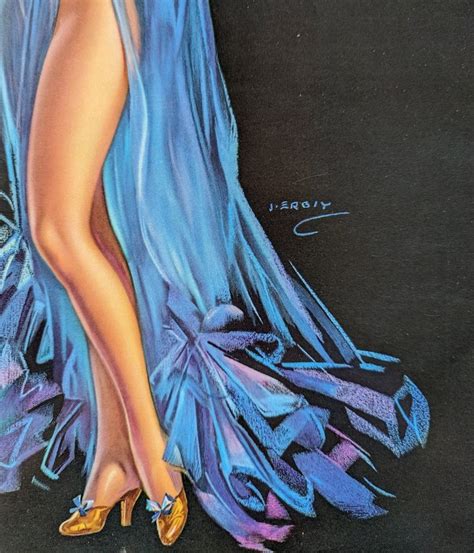 Redhead Pinup By Erbit Mint Condition Vintage Print Circa Pink Flamingos