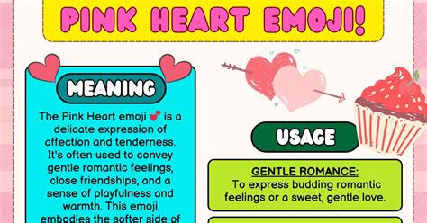 What Does The Pink Emoji Heart Mean Mean Clear Explanation Taft