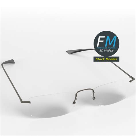 Glasses Rimless By Francescomilanese85 3docean