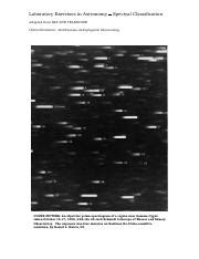 Spectral Classification Pdf Laboratory Exercises In Astronomy Spectral Classification Adapted