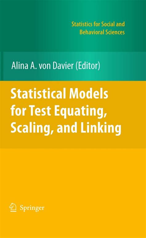 Statistical Models For Test Equating Scaling And Linking Premiumjs Store