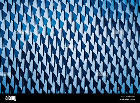 Detail Shot Of Patterned Wall Architectural Feature Close Up Stock