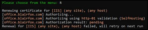 Win Acme Renewal Validation Fail Help Let S Encrypt Community Support