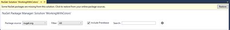 C How Do I Enable NuGet Package Restore In Visual Studio Stack