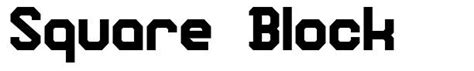 Square Block Font By Monocromo Fontriver