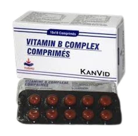 Kanvid Vitamin B Complex Comprimes Tablet General Medicines At Best
