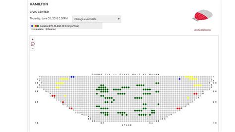 Des Moines Civic Center Seating Chart Hamilton Cabinets Matttroy