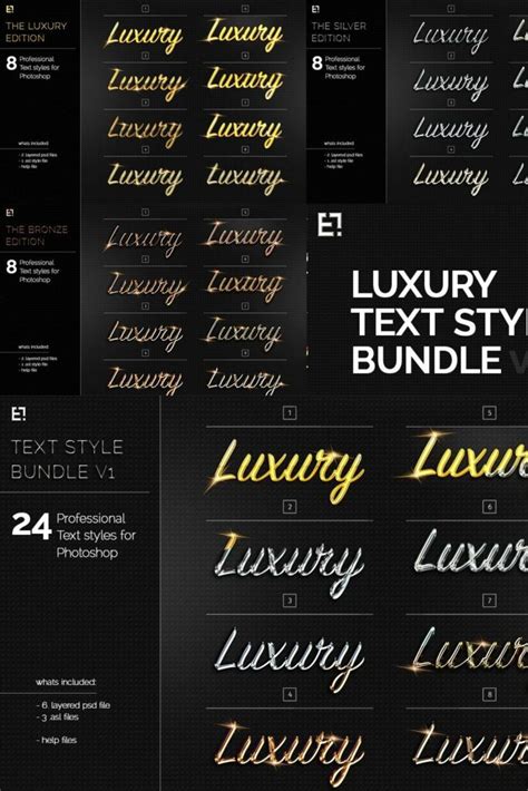 Text Layer Styles Bundle MasterBundles