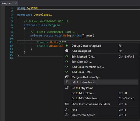 Tutorial Beginner Tutorial For Modifying IL Instructions