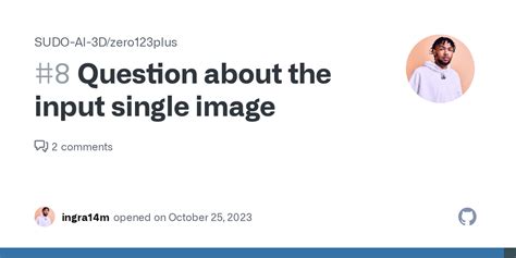 Question About The Input Single Image · Issue 8 · Sudo Ai 3d