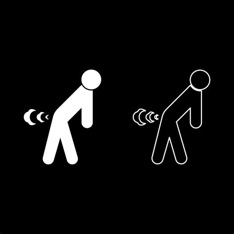 Man Farts Break Wind Farting Bloating Gas Cloud Stench Bad Smell