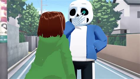 [mmd X Undertale] Kissed On The First Date Sans X Shift Chara Requested Youtube