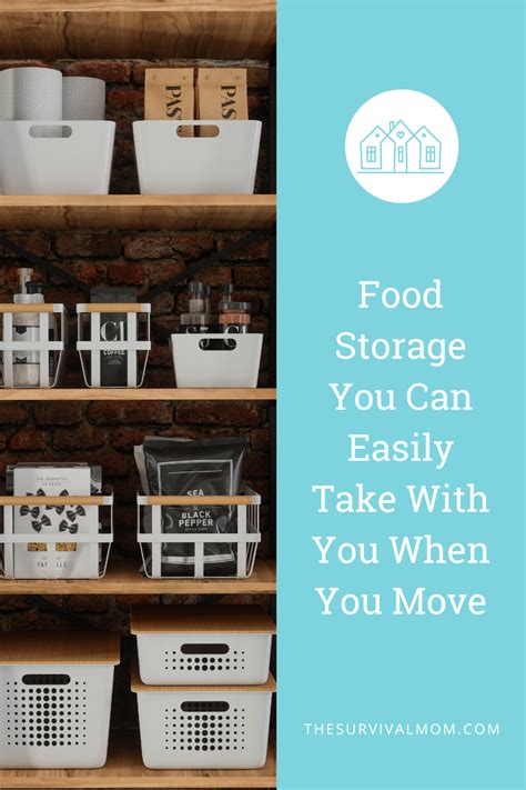 Food Storage Thats Easy To Move When You Do Survival Mom