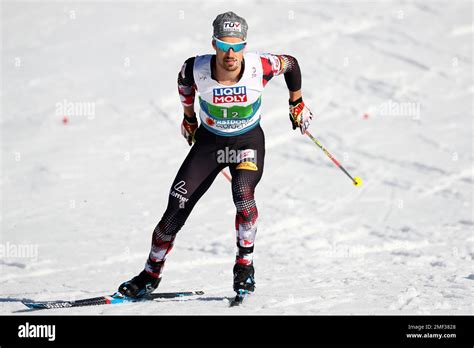 Austrias Lukas Klapfer Competes In The Wsc Men Team Gundersen Nh4x5km