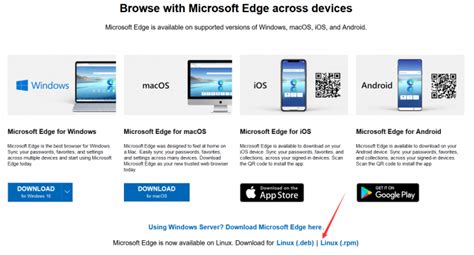 微软edge For Linux浏览器稳定版现已正式推出 Linuxeden开源社区