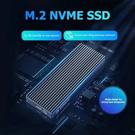 Orico M2 Nvme Ssd Durumda Usb 32 Tip C Mobil Ssd Grandado
