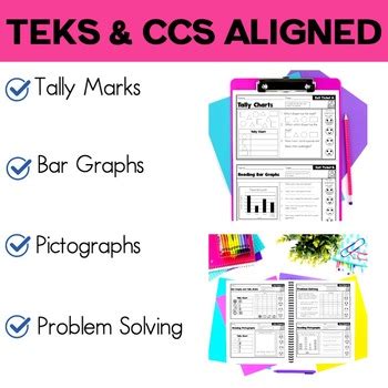 1st Grade Graphs Exit Tickets Bar Graphs Pictographs And Tally Marks Saddle Up For 2nd Grade
