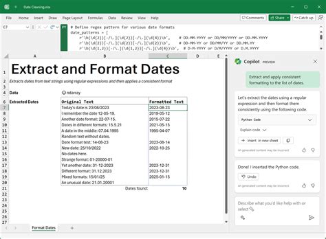 Introducing Copilot Support For Python In Excel Advanced Data Analysis Using Natural Language