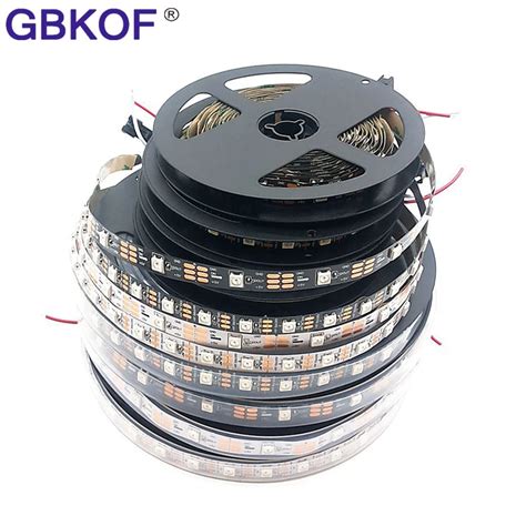 1M 5M WS2812B WS2812 Led Strip 30 60 144 Pixels Leds M Individually