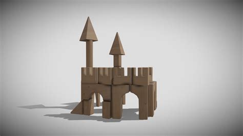 BlockCastle 3D Model By EdAndersen 68fbf4a Sketchfab