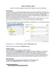 Lab2 F22 Pdf EECS 2030 Lab 2 About 3 Of The Final Grade May Be