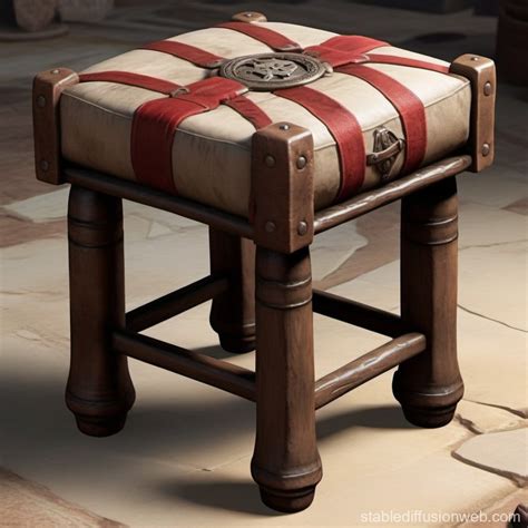 Image Of The Uncharted Inspired Chair With Backrest Stable Diffusion