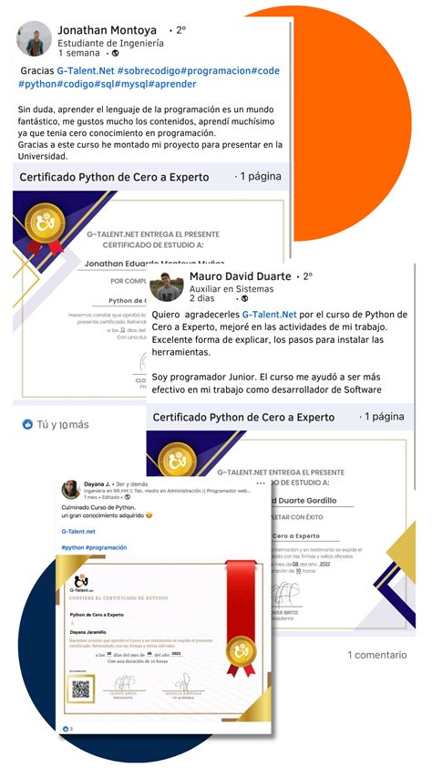 Estas Son Algunas Historias De Personas Que Pertenecen A La Academia G Talentnet