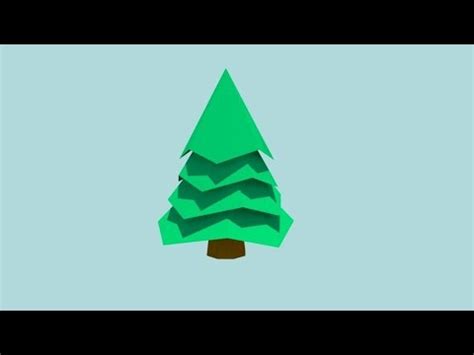 D Modeling Low Poly Fir Tree Autodesk Maya Tutorial YouTube