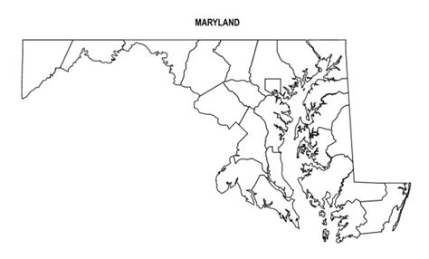 Maryland County Map Editable Printable State County Maps