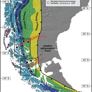 Location Diagram Identifying The Tectonomorphic Domains In The Southern
