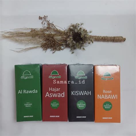 Jual Parfum Al Madinah Dgn Air Zamzam Al Rawda Hajar Aswad Kiswah