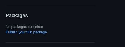 Github Package Successfully Published But Not Showing Up In Packages