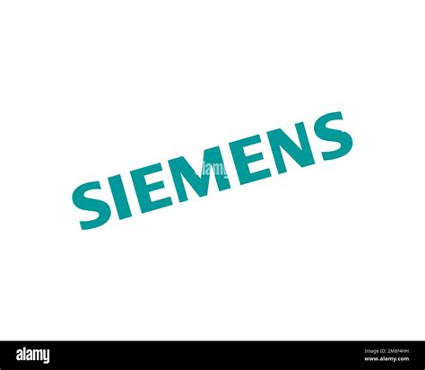 Siemens Plm Software Rotated Logo White Background Stock Photo Alamy