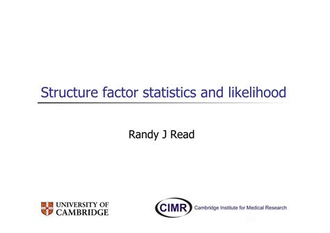 Pdf Structure Factor Statistics And Likelihood Dokumentips Pdf Structure Factor Statistics And Likelihood Dokumentips
